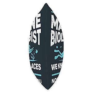 Marine Biologist Gifts for Teens, Adults, and Kids Ocean Scientist Science Biology Marine Biologist Throw Pillow, 16x16, Multicolor