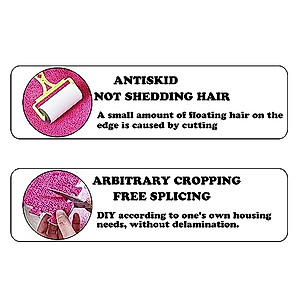 30 Pieces Foam Interlocking Interlocking Carpet Fluffy Area Rug,Square Floor Plush Floor Puzzle Playmat,12X12in Anti-Slip Shaggy Area Rug for Home(Color:Green)