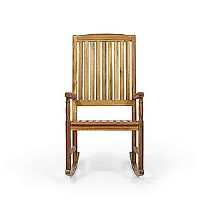 UYSB Acacia Wood Rocking Chairs (Set of 2) Chair Rocking Chair Rocker Chair Rocker Camp Chair Rocker Recliner Rocking Camp Chair Rocking Chairs Outdoor Rocking Chair Swinging Camping cha