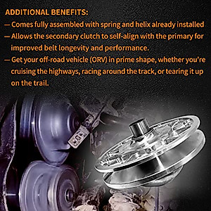 Secondary Driven clutch Compatible with 2016-2022 Polaris RZR RZR-S RZR-4 RZR-S4 General 1000