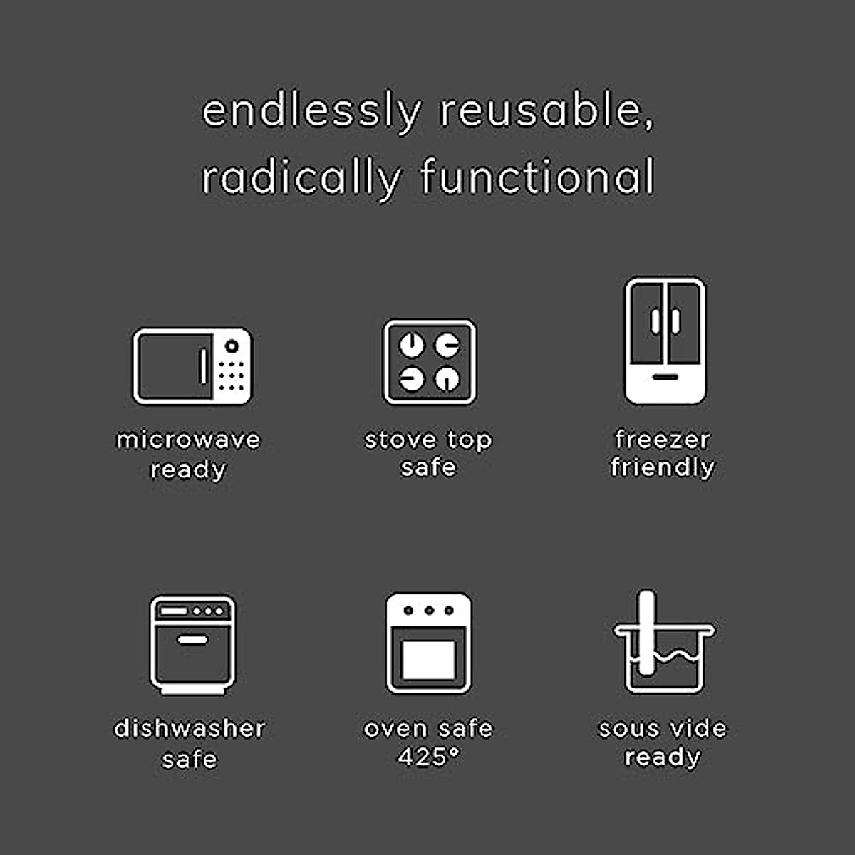 Stasher Reusable Silicone Storage Bag, Food Storage Container, Microwave and Dishwasher Safe, Leak-free, Snack, Clear