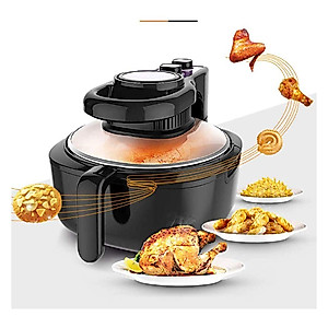 1300W Electric Hot Air Fryer Extra Large Capacity Recipes and Skewers Oil free Air Fryer Multi function Smart Fryer for French Fries Commemoration Day