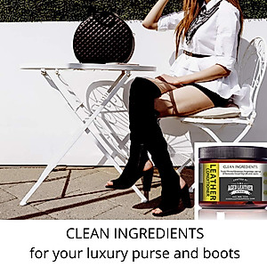 Beeswax Leather Conditioner Recommended by Pros for Genuine Leather, 6 OZ, Made in USA, All-Natural & Non-Toxic