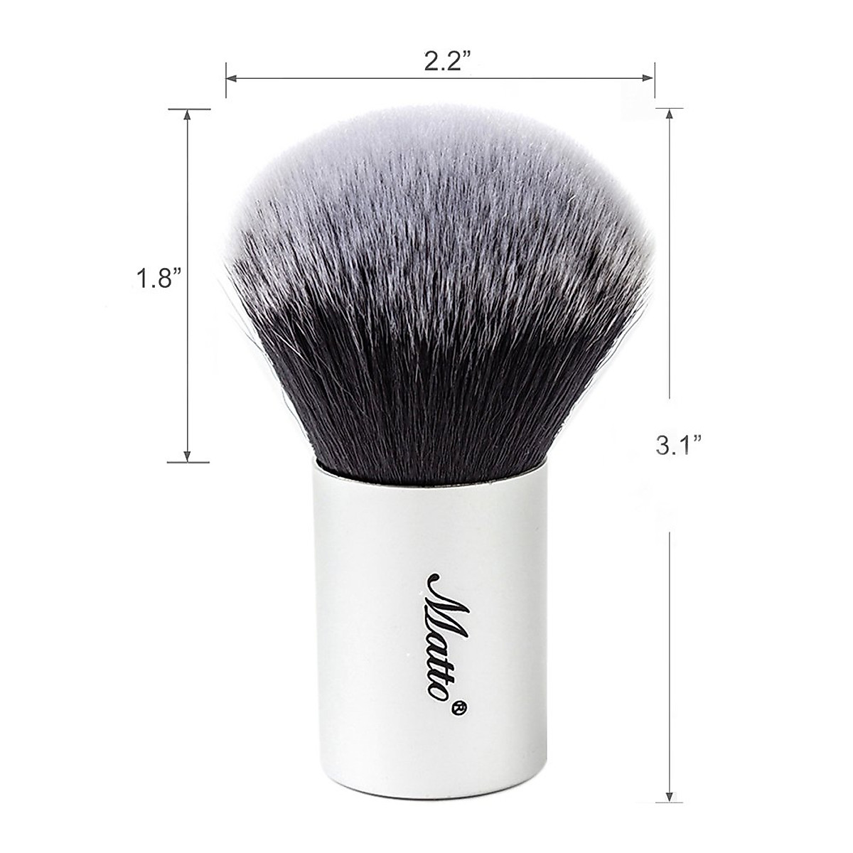 Matto Kabuki Makeup Brush Setting Powder Foundation Brush for Bronzer Powder Highlighter