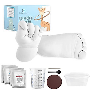 Hula Home Baby Keepsake Hands Casting Kit | Plaster Hand Molding Kit for Infant Hand & Foot Mold | Hand Mold Sculpture Kit for Newborns, Toddlers, Babies | Baby Gifts