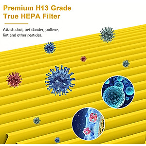 Core 200S Pet Care Replacement Filter Compatible with LEVOIT Core 200S Smart WiFi Air Purifier, 3 stages Ture H13 HEPA Filter, Compare part# Core 200S-RF,2 Pack