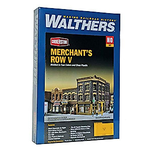 Walthers Cornerstone HO Scale Model Merchant's Row V Large