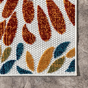 nuLOOM Monique Floral Indoor/Outdoor Area Rug, 5x8, Multi