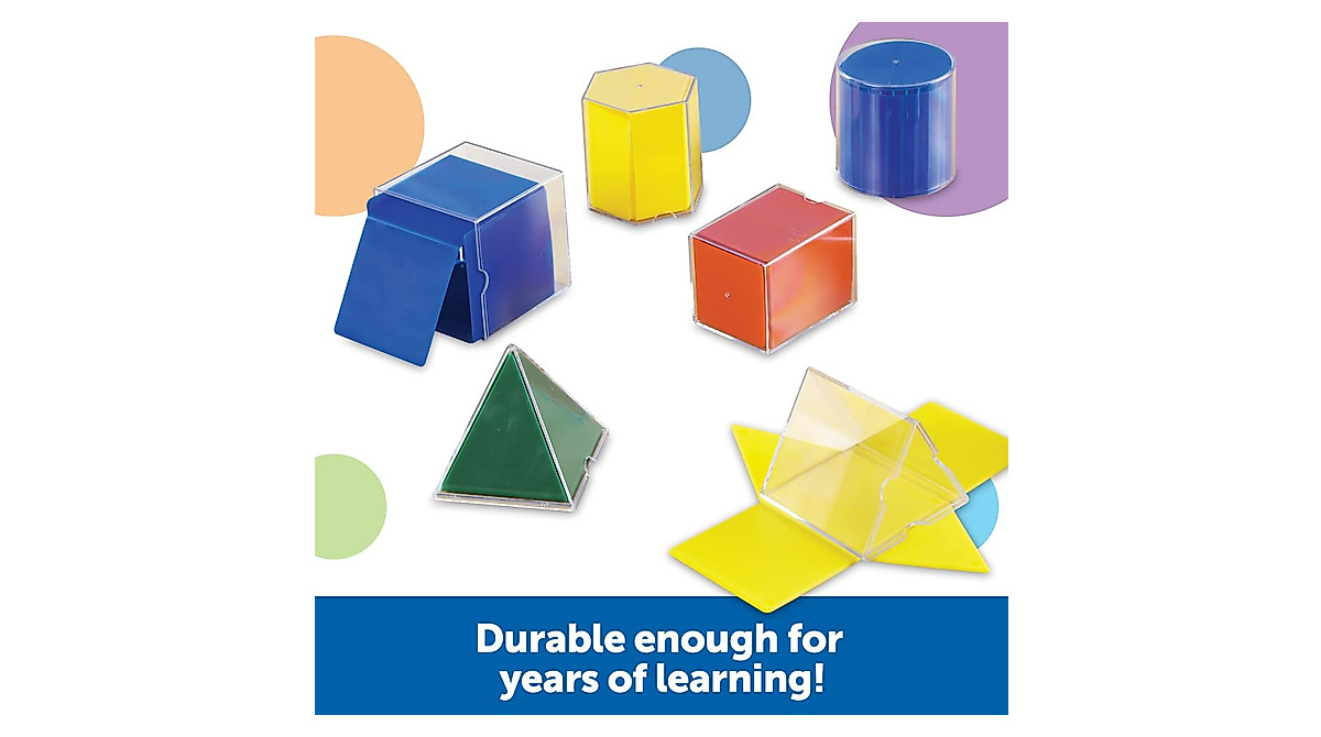 Learning Resources Folding Geometric Shapes for Kids | STEM Math Tool