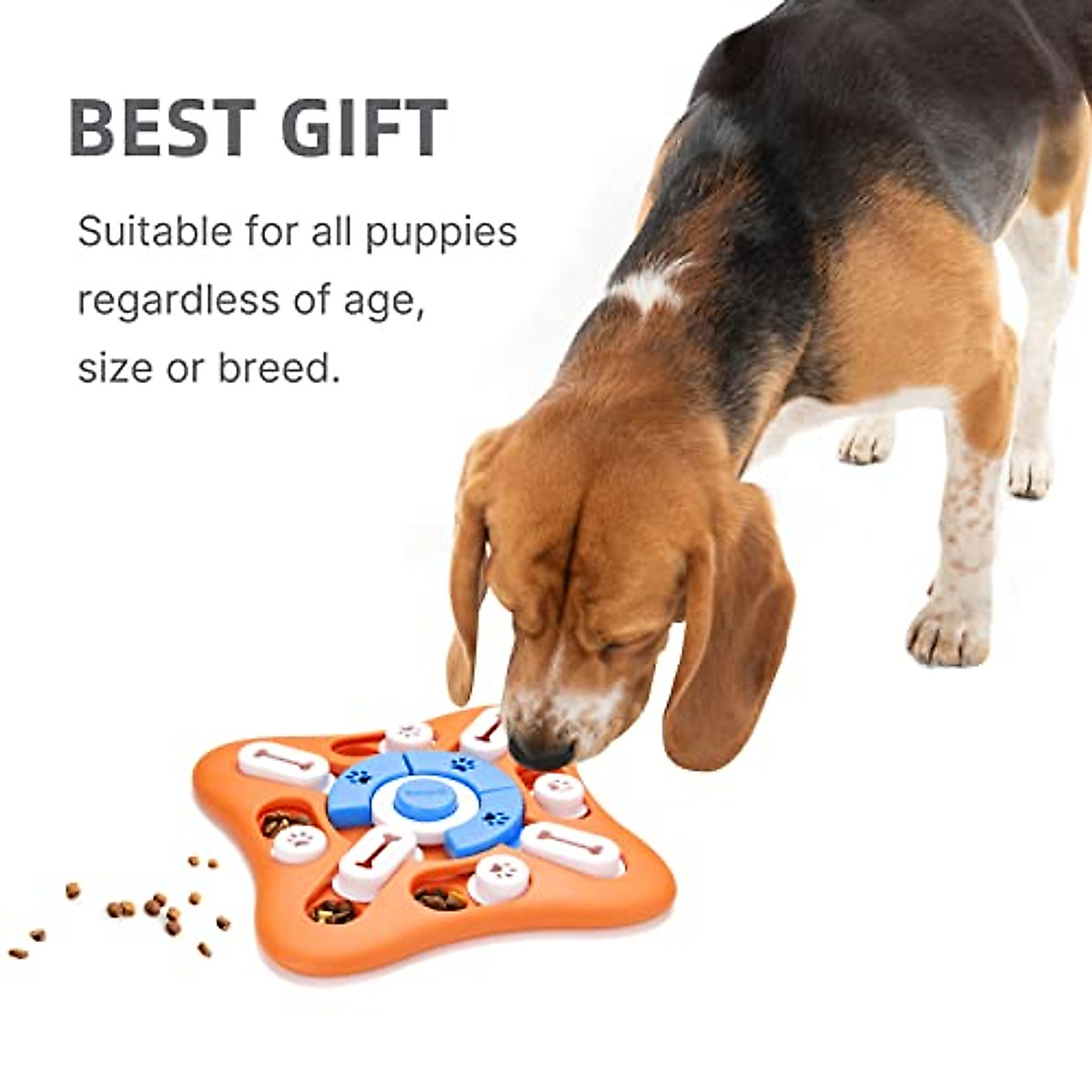 MateeyLife Dog Puzzle Toys, Treat for Mental Stimulation, Interactive Food Puzzles Toys Smart Dogs Brain Games, Enrichment Gifts Cat Puppy Small Medium Large