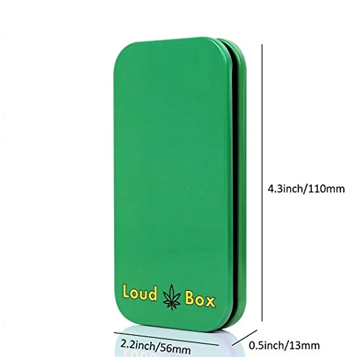 LoudLyfe - Loud Box 5 Pack Colorful Metal King Sized pre roll Cone Holder, Cigarette Tube, and Cigarette case, Holds 3 pre Rolled Cones, Convenient Smoking Accessories