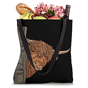 Scottish Highland Cow Gifts Cute Cow Gift Highland Cow Tote Bag