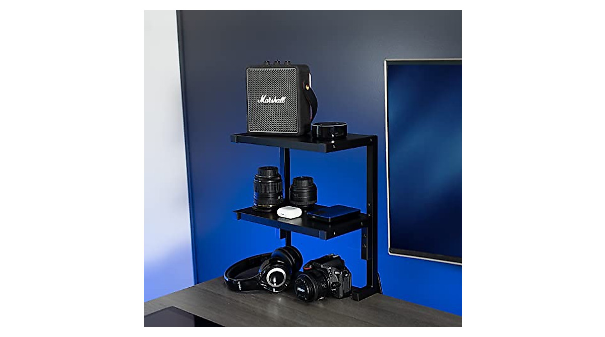 VIVO 13" Clamp-On Dual Shelf - Maximize Storage Space