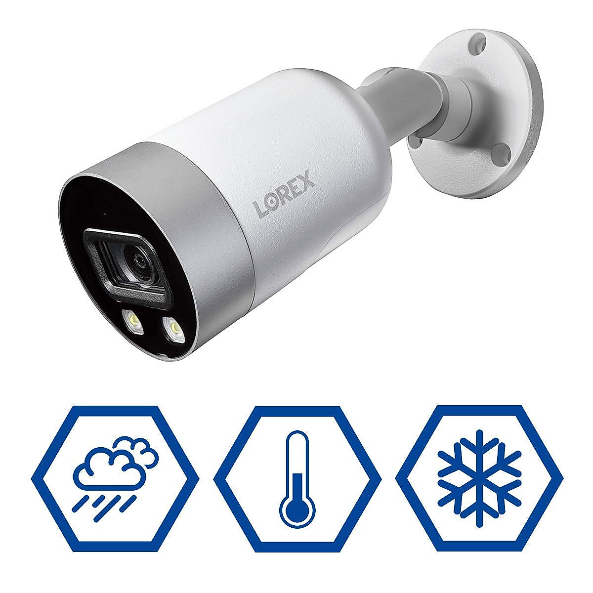Lorex 4K Security Camera System,16-Channel 3TB NVR with 9 Indoor/Outdoor Wired IP POE Bullet Cameras with Active Deterrence, Motion Detection
