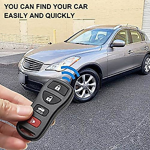 SaverRemotes for 2002-2006 Nissan Altima Maxima Keyless Entry Remote Control Car Key Fob Replacement for KBRASTU15 (Pack of 2)