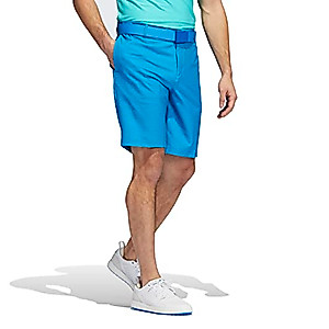 adidas Men's Abstract Print Golf Shorts, Blue Rush/Semi Mint Rush, 34