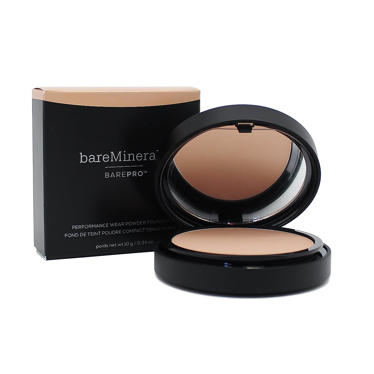 bareMinerals Barepro Performance Wear Powder Foundation, Cool Beige, 0.34 Ounce