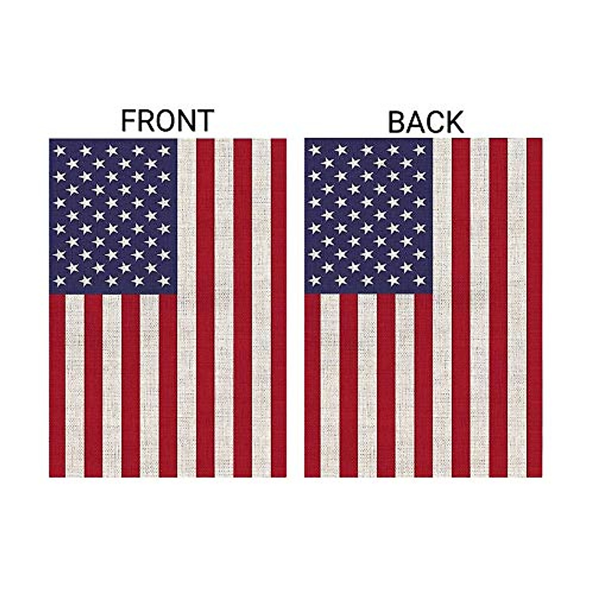 American Garden Flag USA Independent Day 4th of July Celebrate Burlap Double Sided Outdoor Yard Decorations 12.5 x 18 Inch