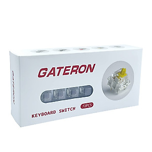 kutethy Gateron G Brown Pro 2.0 Switches Pre-lubed 3pin RGB SMD Tactile for Gaming Mechanical Keyboard DIY Hotswap Keyboard Switches (36Pcs, Pro Brown 2.0)