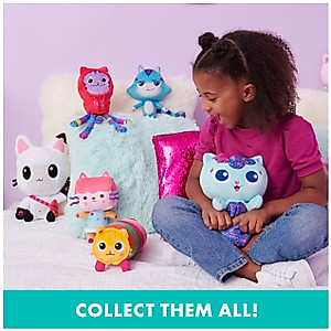 Gabby’s Dollhouse, 14-inch Interactive Talking MerCat Plush Kids Toys with Lights, Music and Phrases Stuffed Animals for Girls and Boys Ages 3 and up
