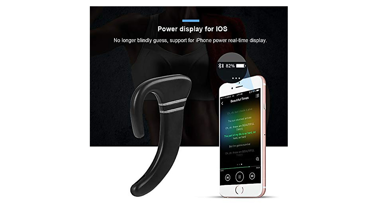 Wireless Bone Conduction Ear Hooks | FOSA True Open-Ear Headphones