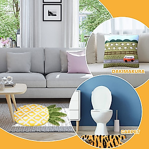 Tudomro Primary Tufting Cloth with Marked Lines Large Size Tufting Cloth DIY Handmade Rug Fabric Needlework Rug Making Supplies Rug Backing Fabric for Tufting Gun Rug Punch Needle 57.6 x 39.6''