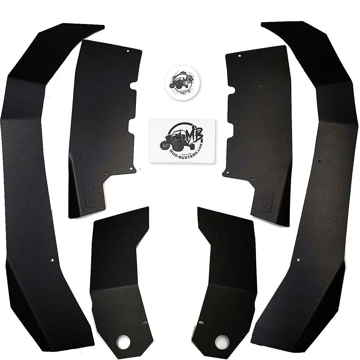 MudBusters Fender Flares for The Yamaha Wolverine RMAX2 1000 (Max Coverage)