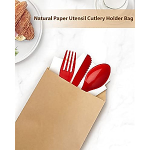 Lautechco 150 Pack Small Paper Bags, Mini Brown Cookie Bags, Tiny Kraft Paper Treat Gift Bags for Sandwich, Snacks, Candy, Popcorn, Party Favor Bags 5.3x3.5 Inches