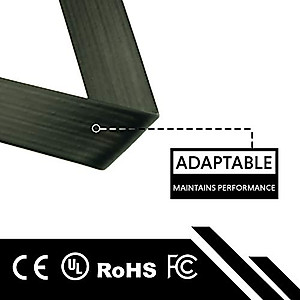 LINKUP - Flexible SLI Bridge GPU Cable Extreme High-Speed Technology Premium Shielding 85 ohm Design for NVIDIA GPUs Graphic Cards┃NOT Compatible with AMD or RTX 2000/3000 GPU - [6 cm]