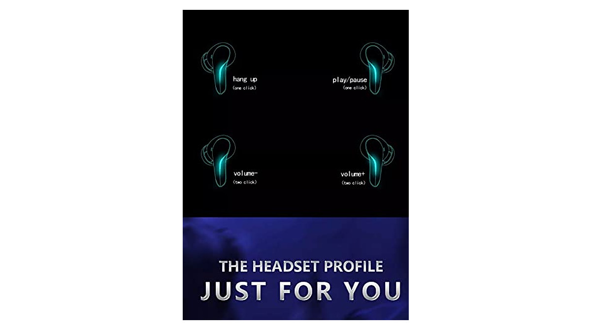 Wireless Earbuds with ANC, Waterproof & Gaming Mic