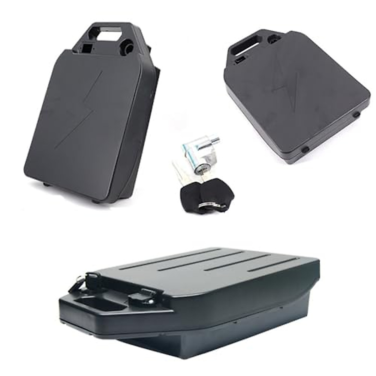 JHKZUDG 60V 12Ah 15Ah 20Ah Lithium Battery,60V Two Wheel Electric Scooter Battery,with BMS & Charger, for 1500W 1200W 1000W 750W 500W 350W Motor,12Ah