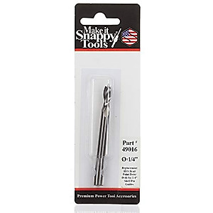 Snappy Tools Replacement HSS Brad Point Drill for 1/4 Inch Shelf Pin Guide #49016