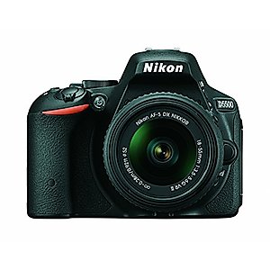 Nikon D5500 DX-format Digital SLR w/ 18-55mm VR II Kit (Black)