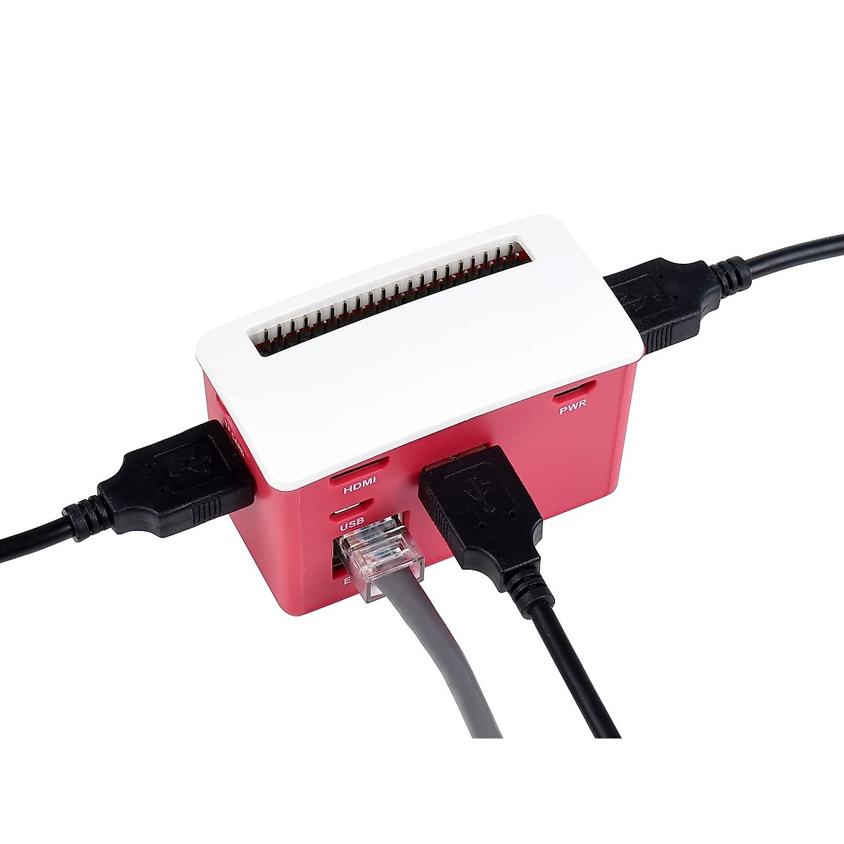 NGW-1pc PoE Ethernet/USB HUB Box for Raspberry Pi Zero Series 3X USB 2.0 Ports 802.3af-Compliant