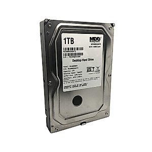 MaxDigitalData (MD1000GSA6472) 1TB 64MB Cache 7200RPM SATA 6.0Gb/s 3.5in Internal Desktop Hard Drive - 2 Years Warranty (Renewed)
