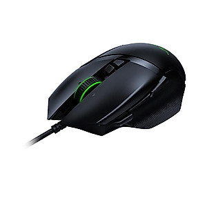 Razer Basilisk Gaming Mouse: 16,000 DPI Optical Sensor - Chroma RGB Lighting - 8 Programmable Buttons - Mechanical Switches - Customizable Scroll Resistance - Classic Black