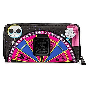 Loungefly Licensed Nightmare Before Christmas Oogie Boogie Metal Zip Around Wallet