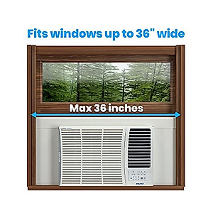 Breeze Stop Surround Insulation Side Panels White for Window AC Unit Indoor Air Conditioner Cover for Winter and Summer