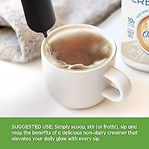 Orgain Collagen Creamer with Organic Oatmilk Powder, French Vanilla - 10g of Hydrolyzed Grass-Fed Collagen, 1g of Sugar, Made with MCT, Avocado, and Coconut Oil, No Dairy or Soy, Non-GMO, 10 oz