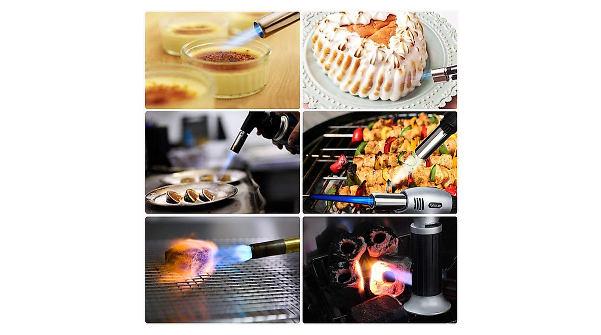 Tintec Culinary Blow Torch - Refillable & Adjustable Flame