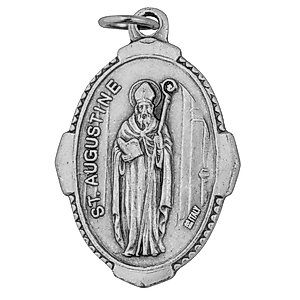 Venerare Traditional Catholic Saint Medal (Saint Augustine)