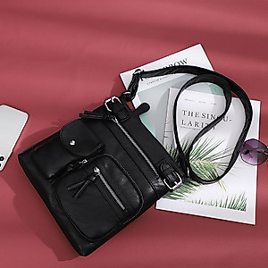 KL928 Purses for Women Small Crossbody Bags Shoulder Handbags, 01-Black