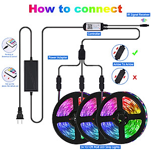 QZYL Led Lights for Bedroom,49.2 Feet Led Strip Lights,Music Sync Color Changing Flexible Rope Lights with Remote App Control Luces Led Strips Lights for Party Home Decoration