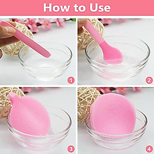 120 Pieces Facial Sponge Compressed,Face Wash Sponges,Makeup Removal Cosmetic Sponges Pad,Professional Exfoliating Round Sponge for Cleansing,Spa,Women,Girls(Pink)