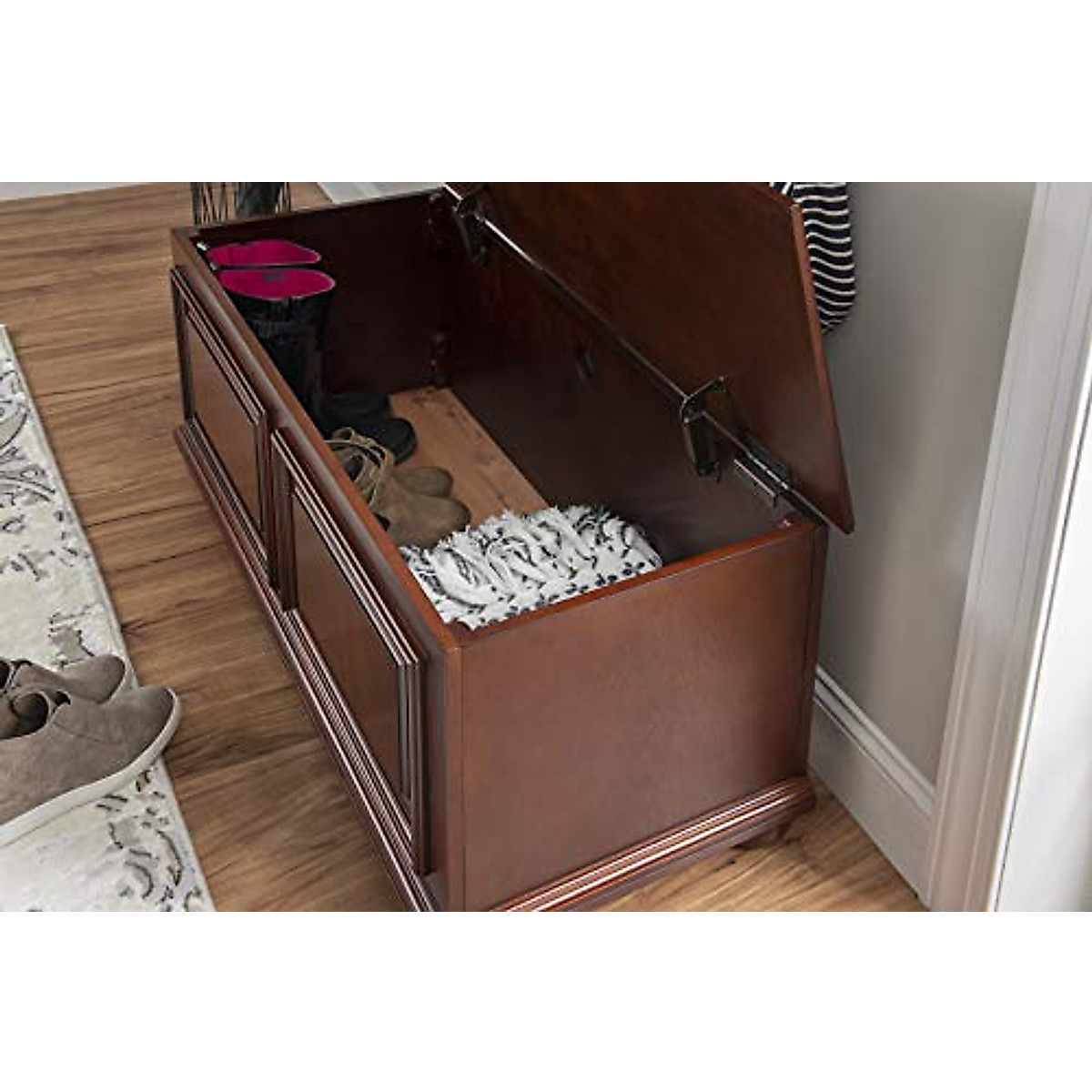 Powell Furniture Chadwick Cedar Chest, Cherry,