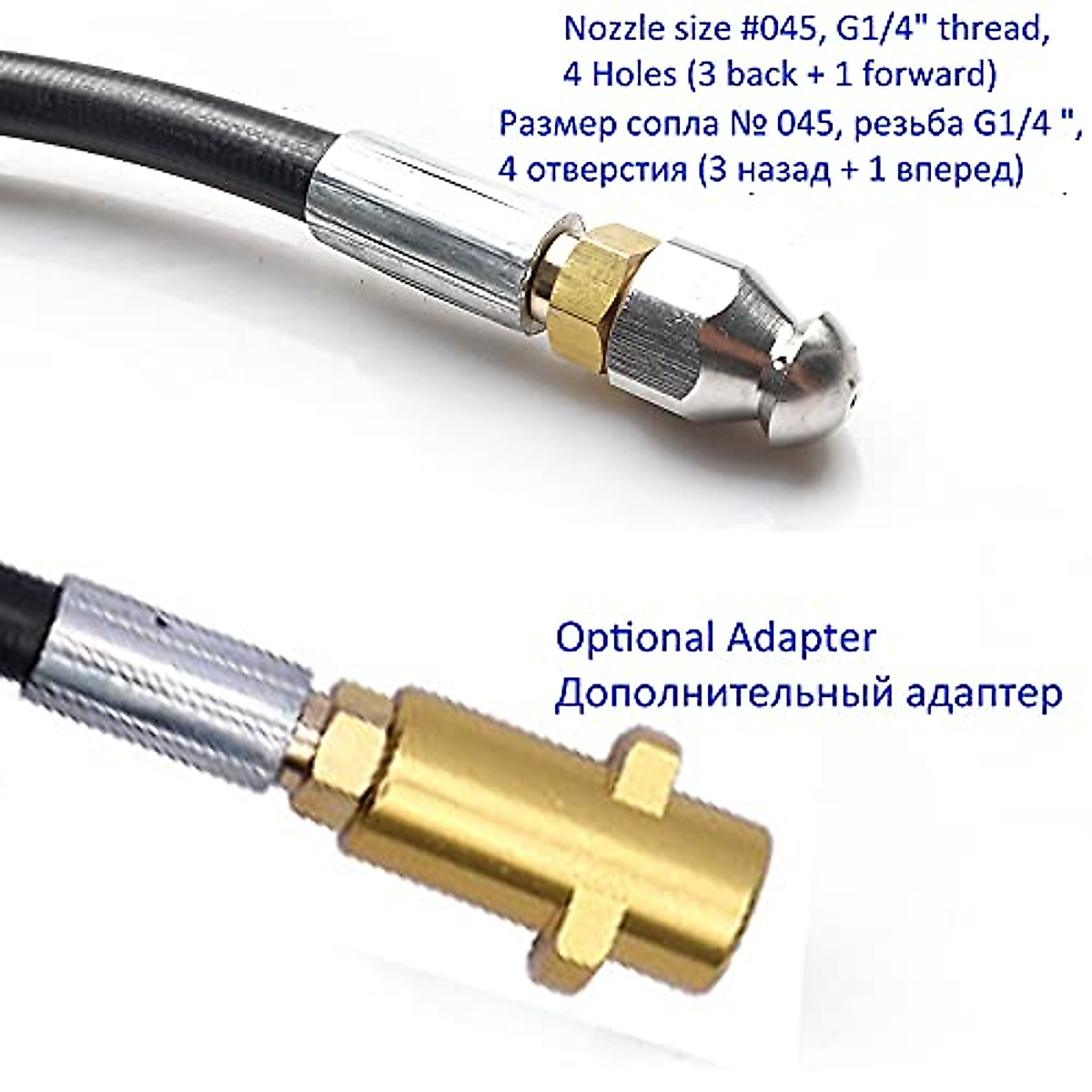 Practical Garden Tools 10m Sewer Drain Water Cleaning Hose，Pipe Cleaner Kit，High Pressure Washer， (Color : for Karcher K)