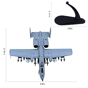 Udnorbay 1/100 A-10 Thunderbolt II Warthog Attack Plane Metal Fighter Military Model