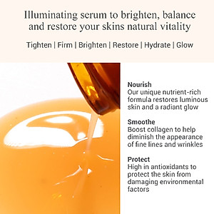 Valentia Pure Concentrated Vitamin C Serum for Face and Neck. Suitable for All Skin Types. No Parabans, Phthalates or Synthetic Vitamin C, Vegan Whole-Plant Extracts of Kakadu Plum, Acerola Berry.