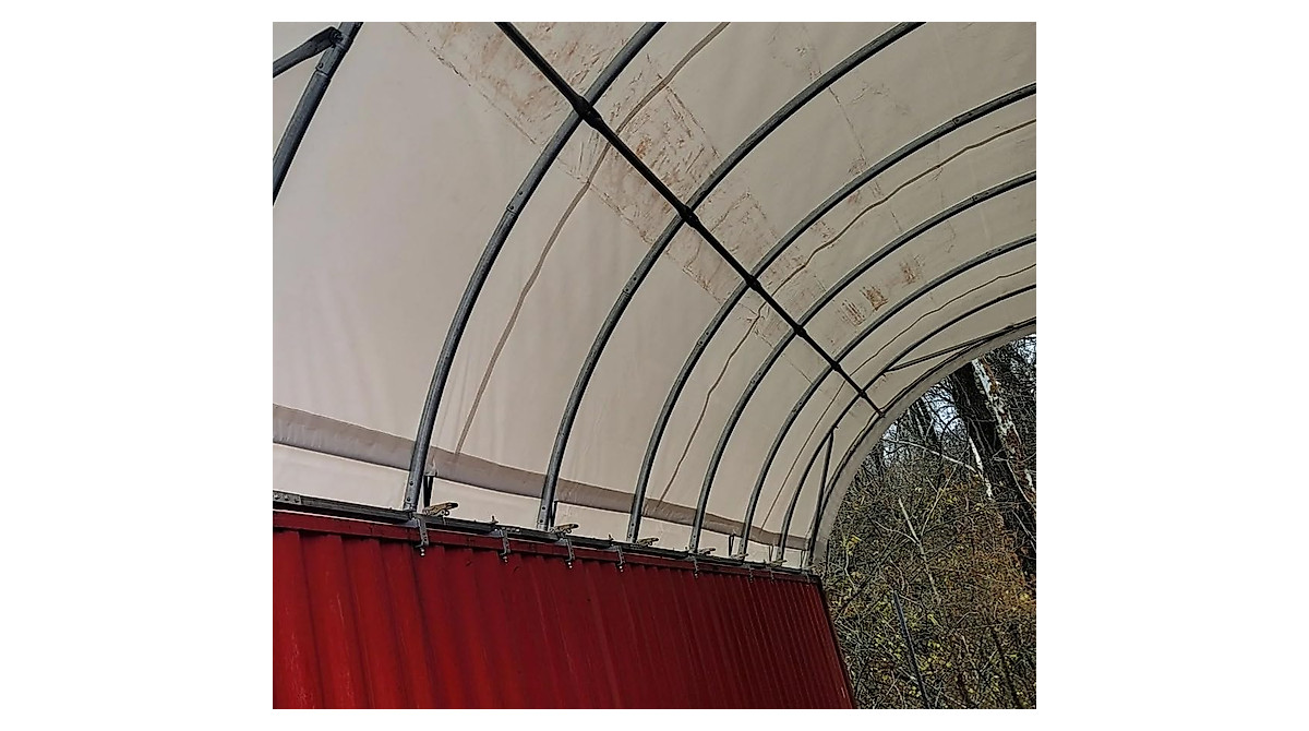 Mytee 40' x 20' Shipping Container Canopy Shelter