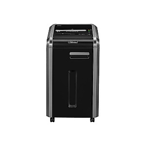 Fellowes Powershred 225Ci Shredder | 100% Jam Proof, 20-Sheet, Cross-Cut, Commercial Grade | 3825001 Model, Black